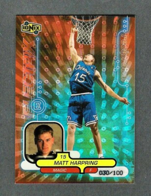 1998-99 Upper Deck Ionix Reiprocal #R75 Matt Harpring RC /100 Orlando ...