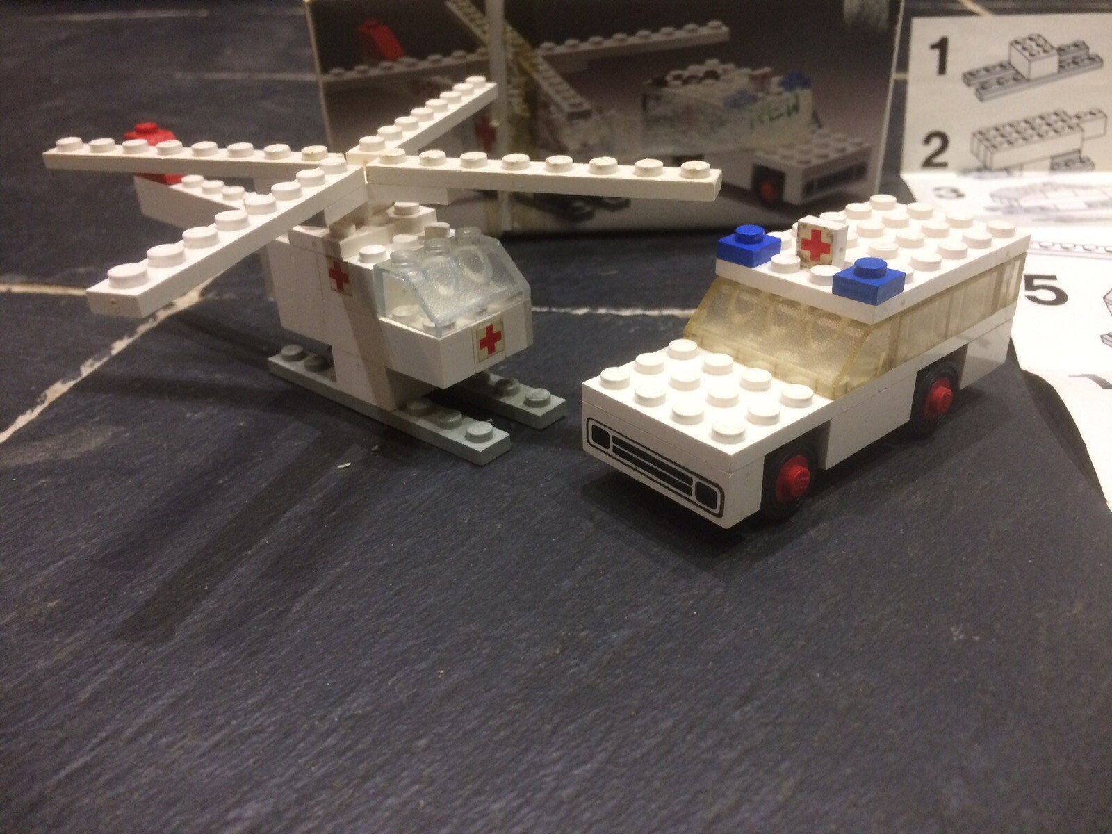 Vintage LEGO Set 653 Ambulance and Helicopter complete with BOX | eBay UK