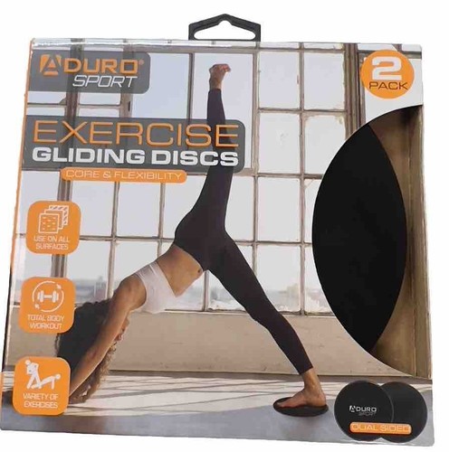 Aduro Sport Dual Sided Exercise Gliding Discs Fitness Core Sliders Home ...