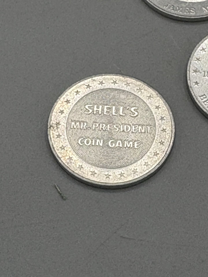 Lot 14 - Shell's Mr President Coin Game Collectible Coins No Duplicates ...