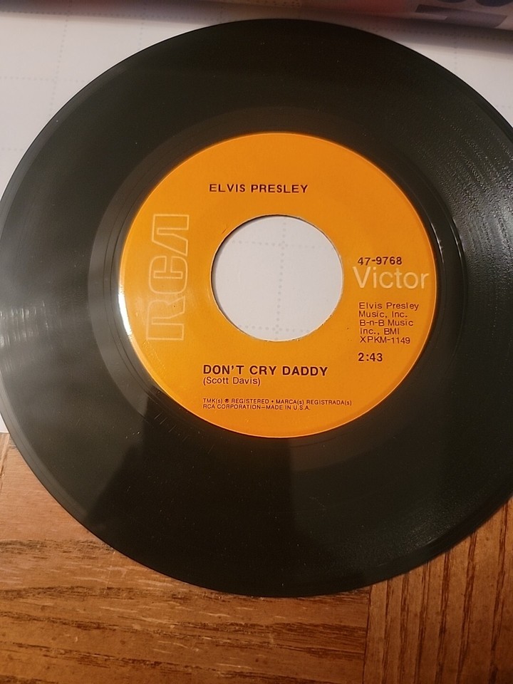 ELVIS PRESLEY Lot Of 4 ORIGINAL RARE 45'S IN THE GHETTO SEE ALL PHOTOS ...