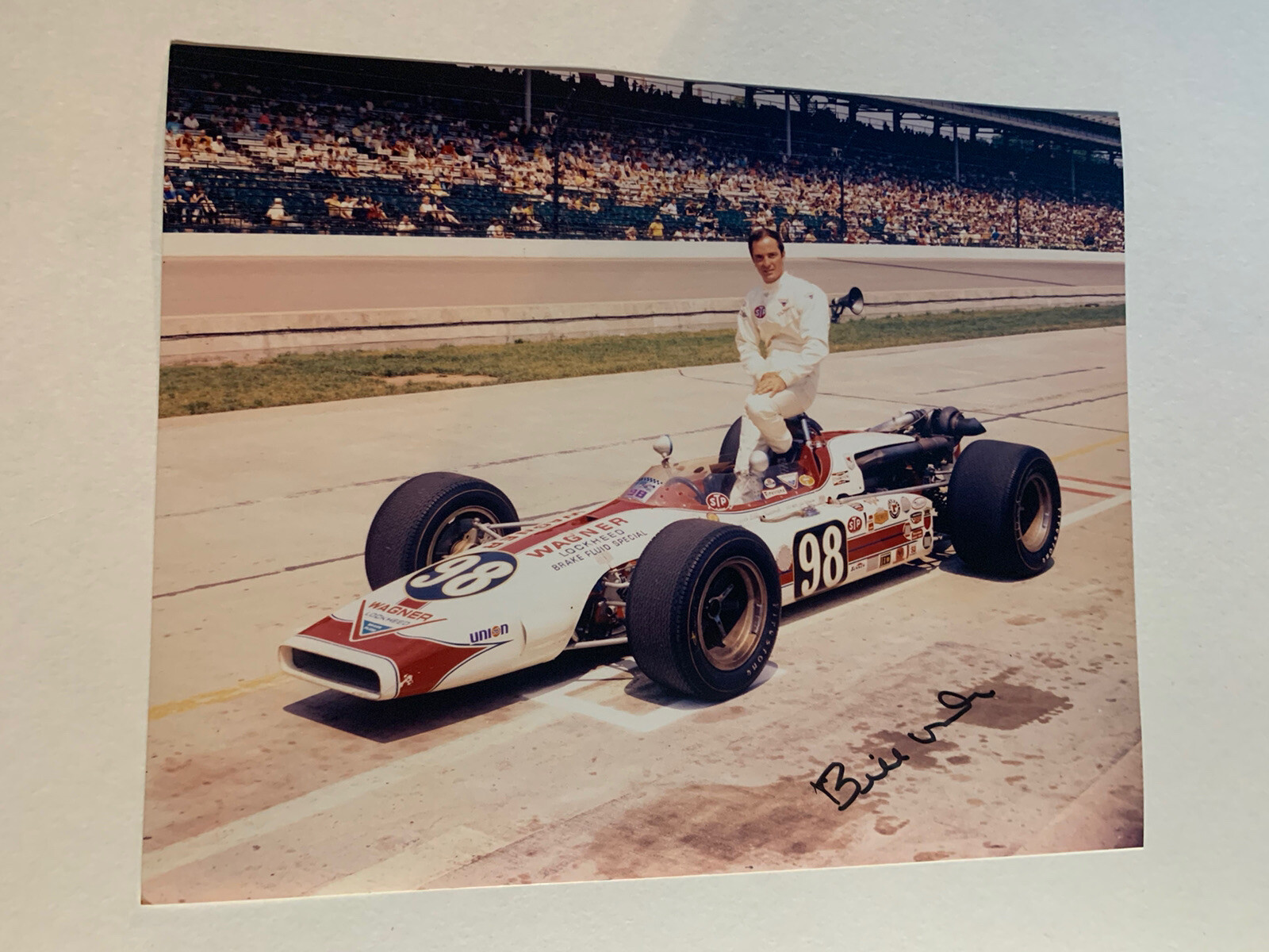 Bill Vukovich II 1969 Signed 8 x 10 Photo Indianapolis Indy 500 ...