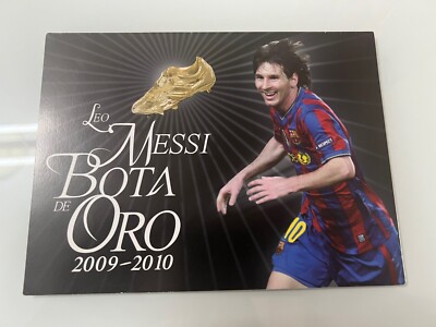 MESSI TICKET VIP INVITATION TO THE PRESENTATION OF THE GOLDEN BOOT 2009 ...