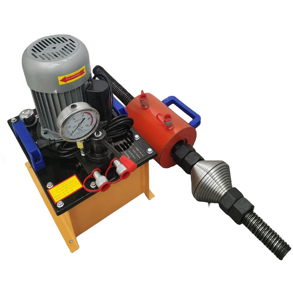 100T Excavator Sleeve Press Machine 220V Hydraulic Bushing Crawler Pin ...