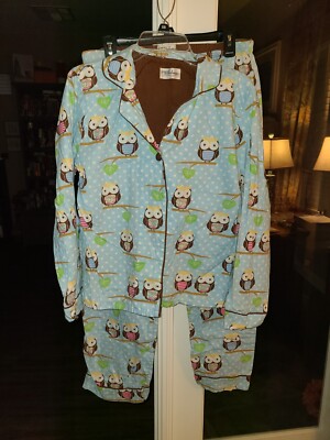 PJ Salvage "Owls" PJ Set - SZ. M | eBay
