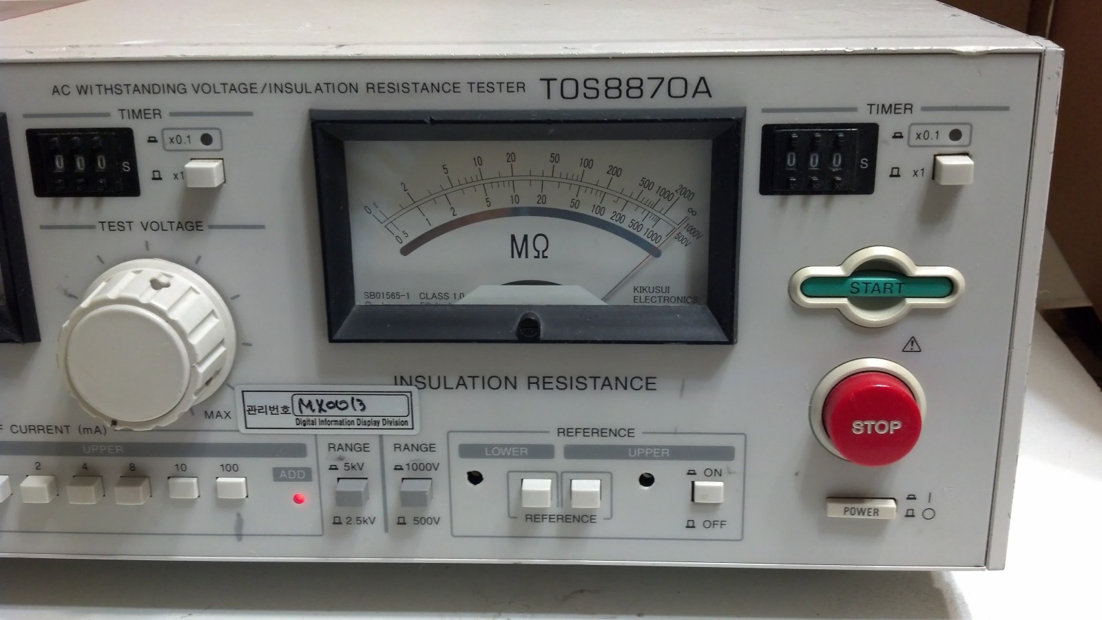 KIKUSUI TOS8870A AC Withstanding Voltage / Insulation Resistance Tester ...