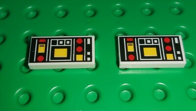 *BRAND NEW* Lego Space Monitor Screen Classic Tile 1x2 Stud Plate - 2 ...