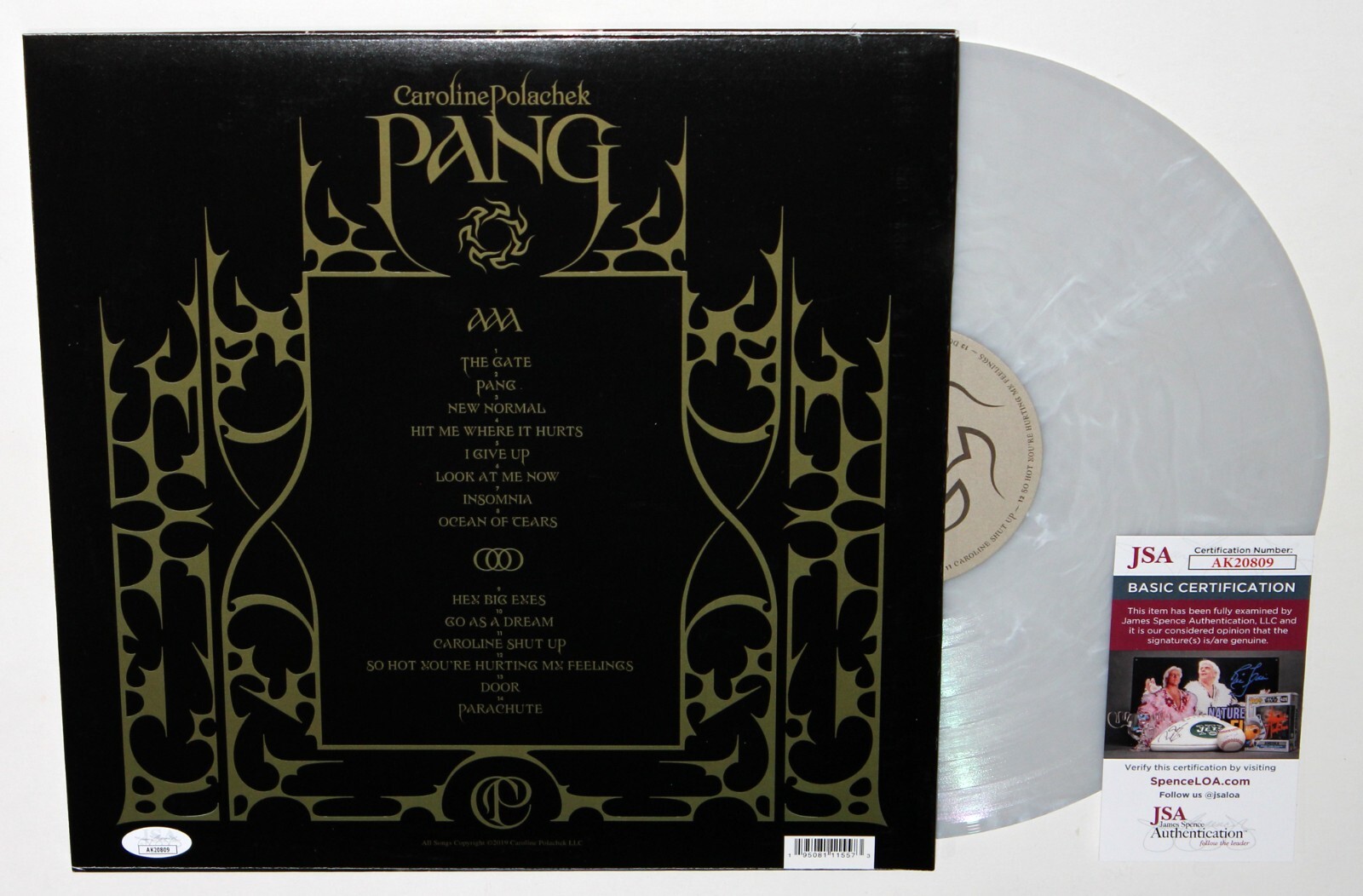 CAROLINE POLACHEK SIGNED PANG LP COLOR VINYL RECORD ALBUM AUTOGRAPHED ...