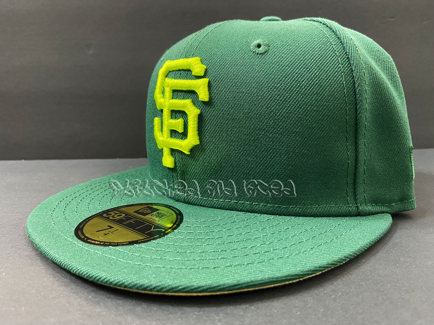 HAT CLUB EXCLUSIVE SAN FRANCISCO GIANTS CROCODILE GREEN TAN UV 2007 ASG ...