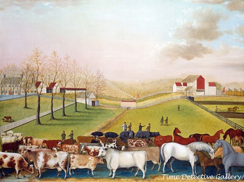The Cornell Farm by Edward Hicks - Historic Art Print | eBay