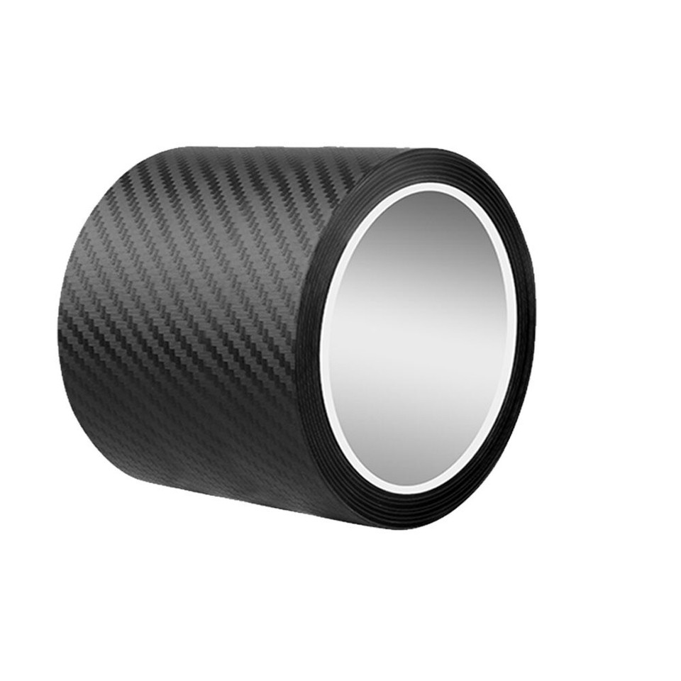 10cm*3m Carbon Fiber Car Sticker Door Sill Scuff Anti Scratch Tape ...