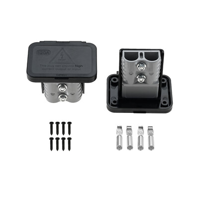 2X 120A Plug Mounting Panel With Dust Cover For Anderson Power Sb120 ...