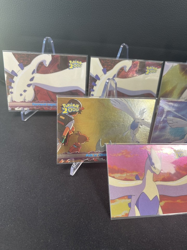 Topps Pokemon The Movie 2000 Lugia Holo Foil Lot 6 Cards Total all NM ...