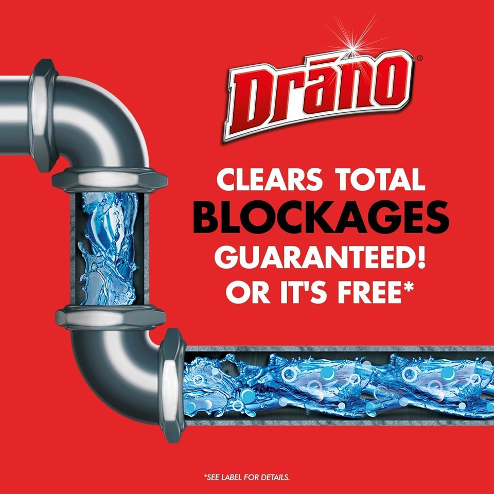 Drano Max Gel Drain Clog Remover and Cleaner for Shower or Sink Drains ...