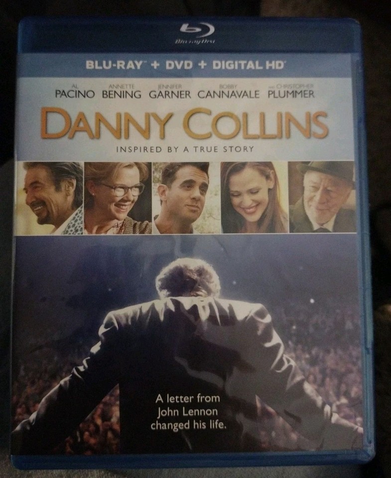 DANNY COLLINS Blu Ray/DVD Al Pacino , Annette Bening , Jennifer Garner ...