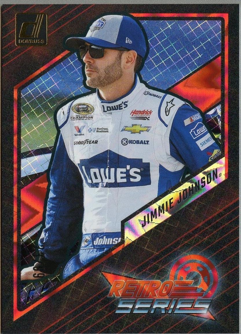 2024 Panini Donruss NASCAR - Retro Series Jimmie Johnson #12 Red ...