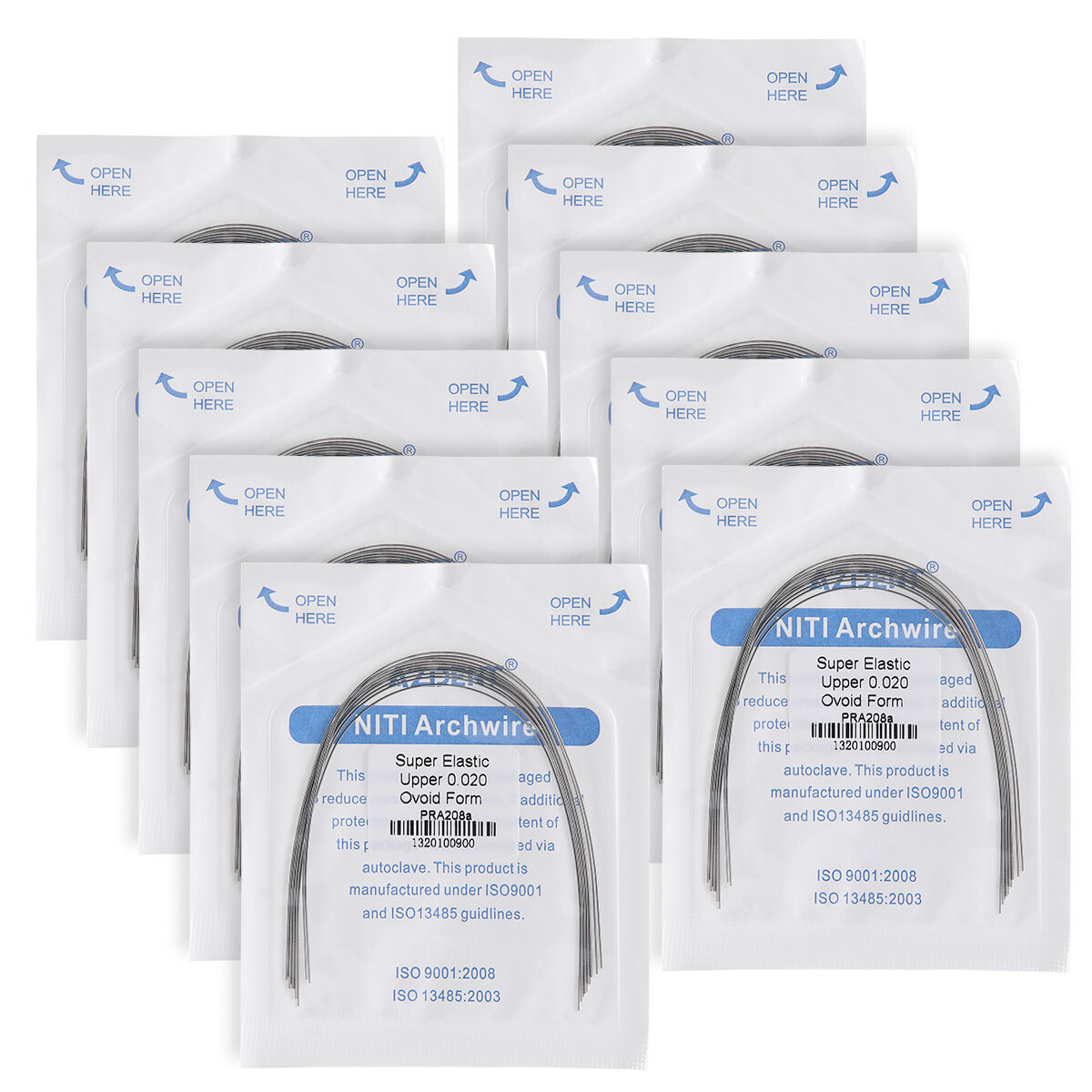 Matériel Orthodontie Fil élastique Niti 10 Sachets De Fil Orthodontique ...