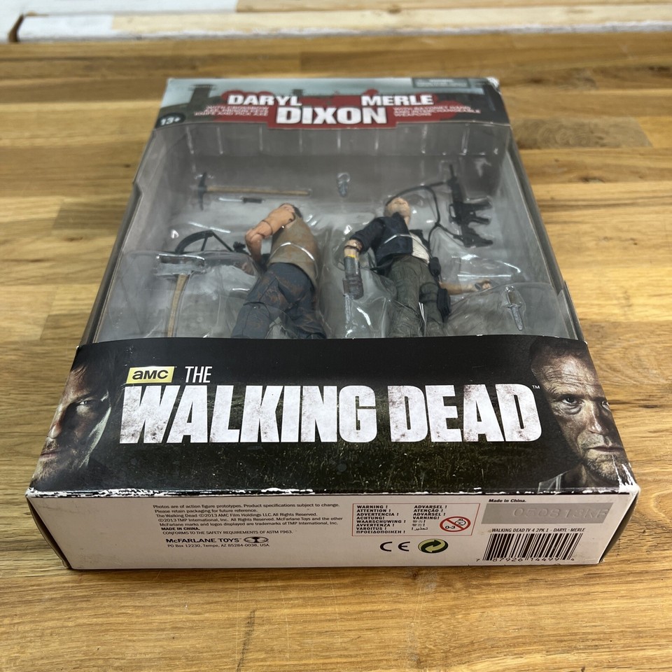 2013 MCFARLANE The Walking Dead Daryl And Merle Action Figures Series 4 ...