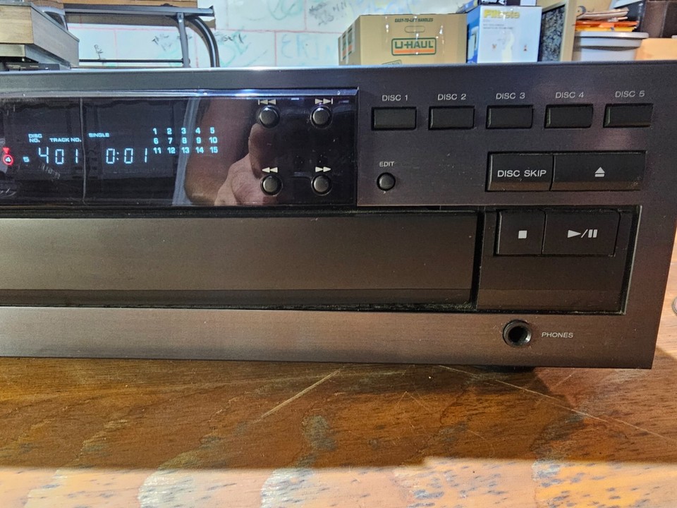 Vintage Kenwood CD Player Changer 104CD 5 Disk Carousel with Remote | eBay