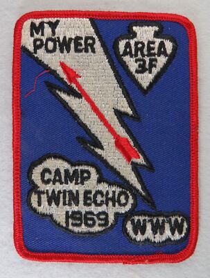 1969 Camp Twin Echo Area 3F My Power RED Bdr. [KS908] | eBay