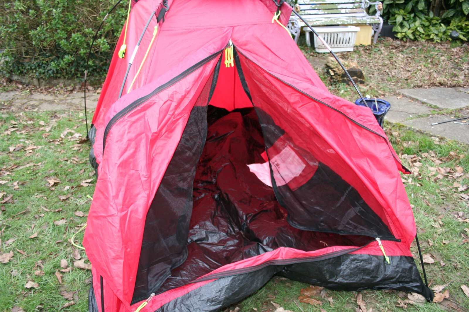 Eurohike 2 man Dome Tent / Eurohike 2 person dome tent / red and black ...