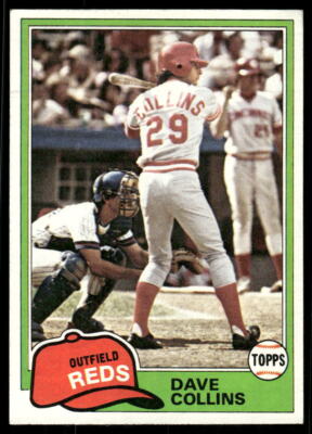 1981 Topps #175 Dave Collins Cincinnati Reds Baseball Card | eBay