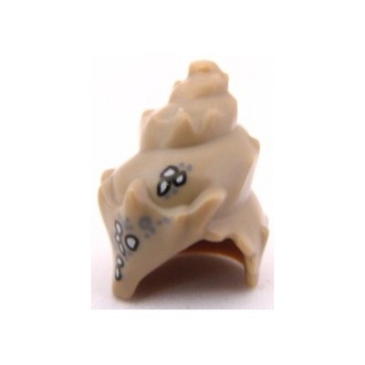 LEGO - Minifig, Headgear Conch Shell with Marine Growth Pattern - Dark ...