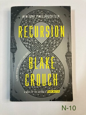 Recursion: A Novel by Crouch, Blake [Paperback]- New with defects see ...