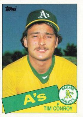 #503 Tim Conroy - Oakland Athletics - 1985 Topps Baseball | eBay