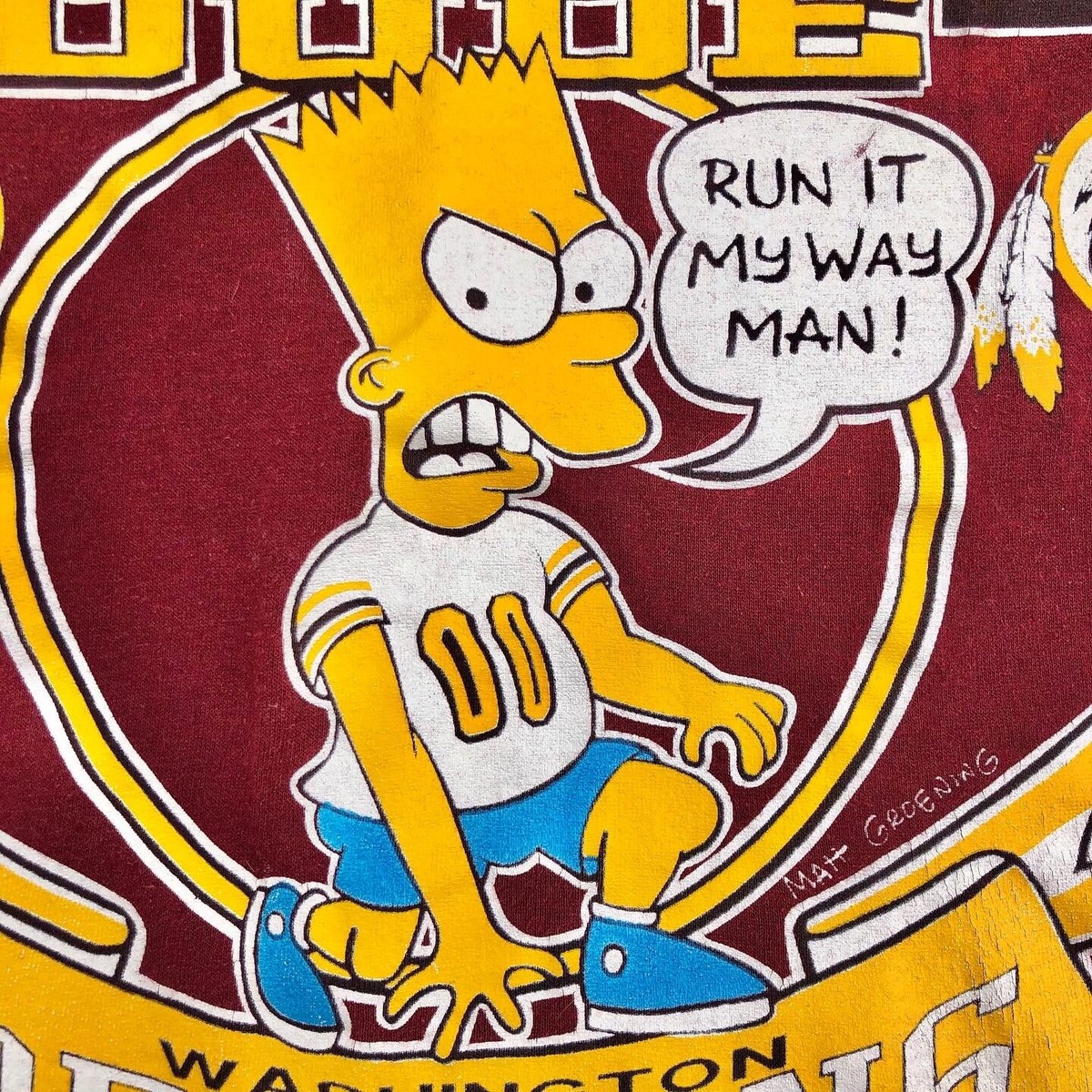 Simpsons Nfl Logo