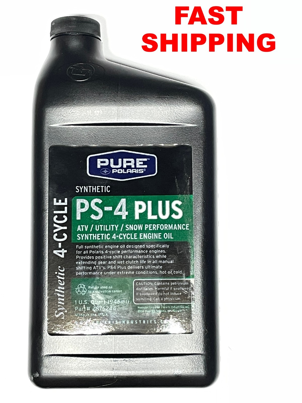 POLARIS PS-4 PLUS FULL SYNTHETIC 5W-50 ALL SEASONS OIL 2876244 .. FAST ...