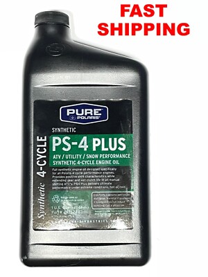 POLARIS PS-4 PLUS FULL SYNTHETIC 5W-50 ALL SEASONS OIL 2876244 .. FAST ...