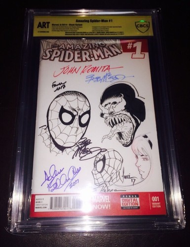 ORIGINAL ART SKETCH BOB MCLEOD HANNA & TUCCI & JOHN ROMITA SR,ALAN ...