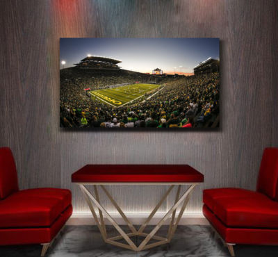 Oregon Autzen Stadium Panoramic Print Canvas or Gloss Oregon Ducks | eBay