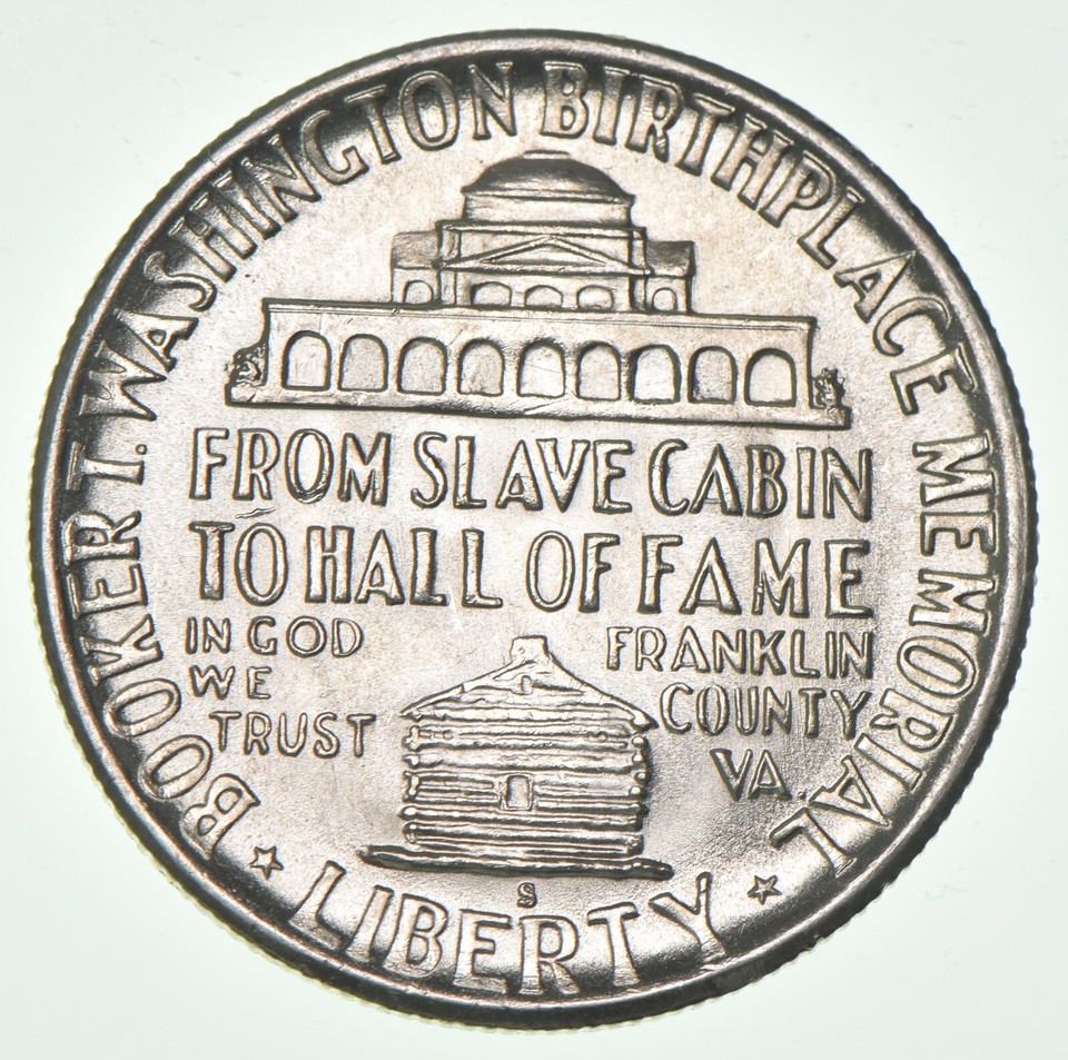 BU 1946-S Booker T Washington Memorial Commemorative Half Dollar | eBay