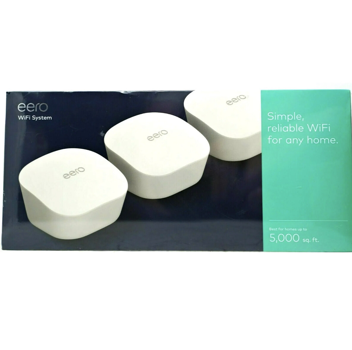 Eero Mesh WiFi Network System Router - 3-Pack Whole Home Coverage BRAND ...