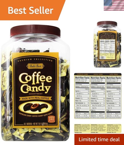 Gourmet Coffee Candy Assortment in a Multicolor 2lb Jar - Gift-Worthy ...