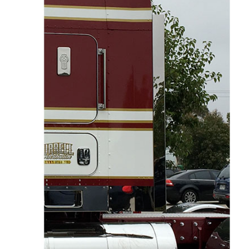 Stainless Steel Wing Extensions 2280mm (PAIR) Suit Kenworth T610 & T610 ...