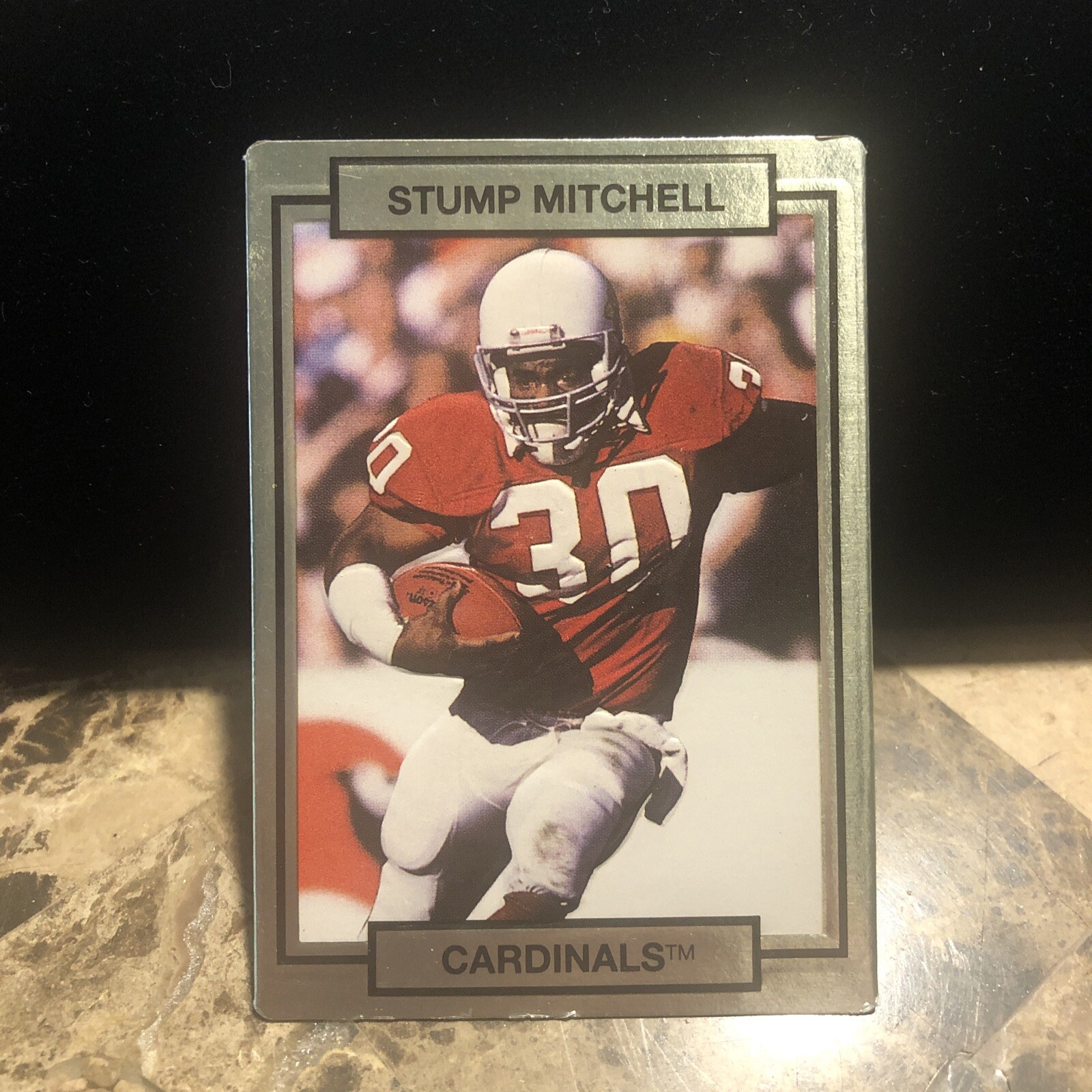 1990 ACTION PACKED CARDINALS STUMP MITCHELL FOOTBALL TRADING CARD 216 ...