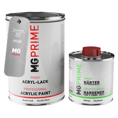Pantone 2C Warm Grey mat peinture acrylique 1,5 Litres 1500 ml ...