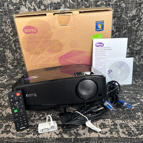 *113 Hour Lamp* BenQ MS507H Projector SmartEco HDMI VGA 3D w/ Box ...