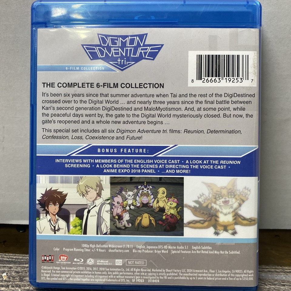 Digimon Adventure tri.: The Complete 6-Film Collection (Blu-ray) W ...