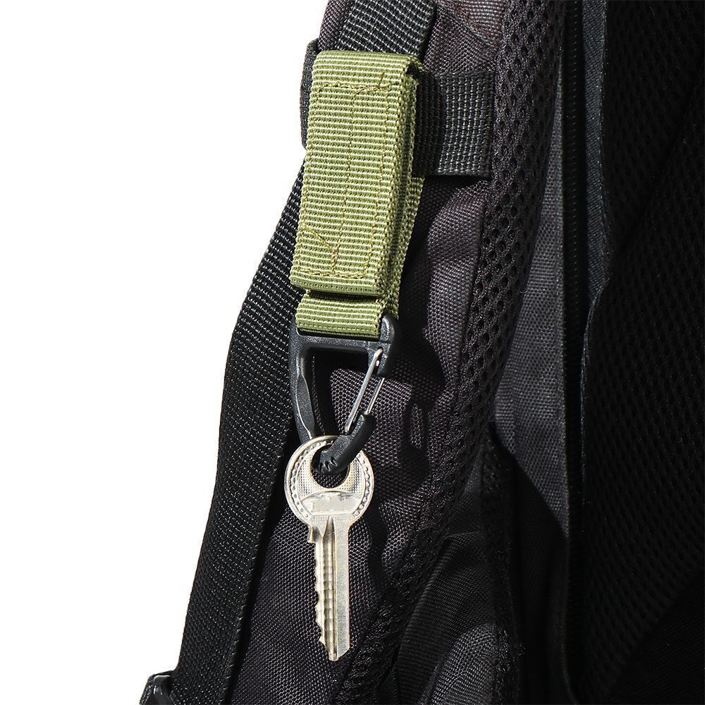Molle Duty Belt Key Holder Keeper Nylon Keychain Police Key Clip Ring ...