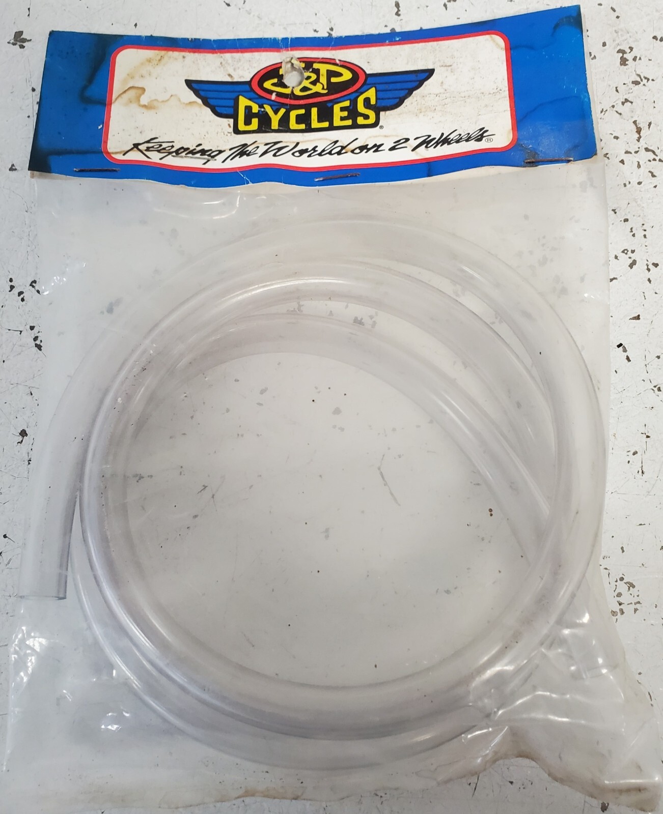 HARLEY DAVIDSON UNIV CLEAR 5/16 IN x 3 FT CLEAR VINYL FUEL LINE J&P P/N ...