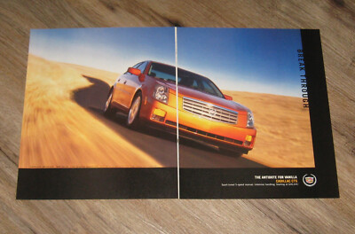 Cadillac Car AD 2003 CTS original TWO magazine pages advertisement | eBay