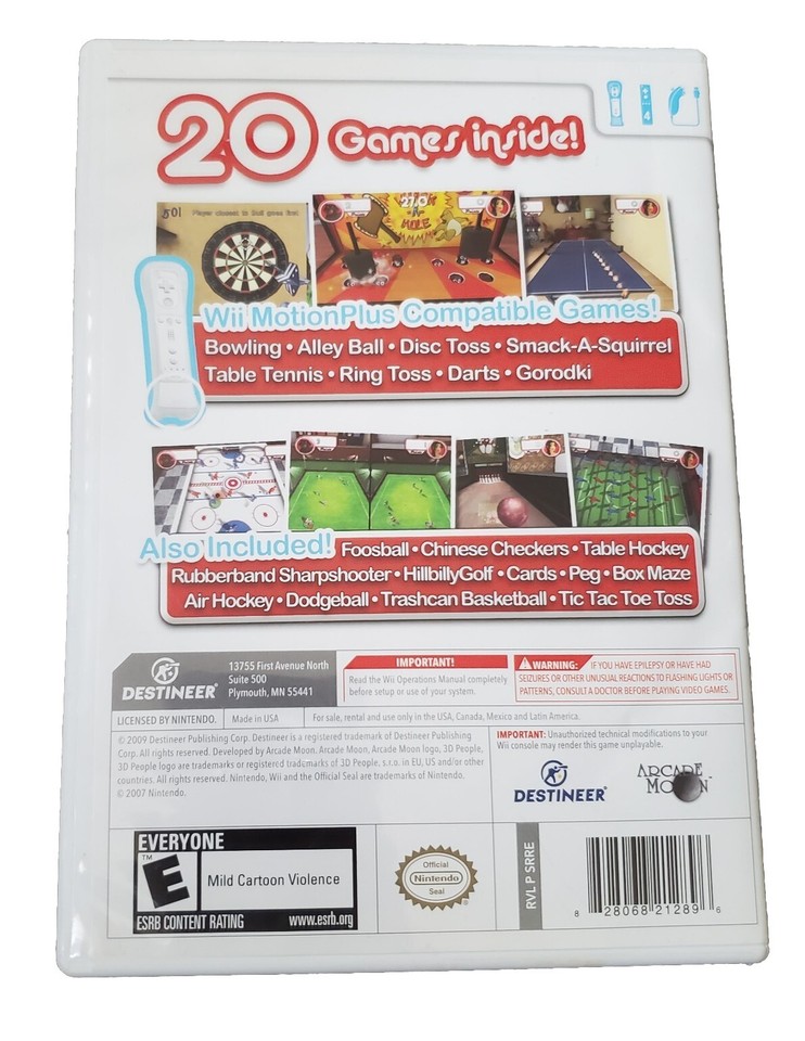 Nintendo Wii Room 20 Games Inside 2009 No Manual Tested 828068212896 | eBay