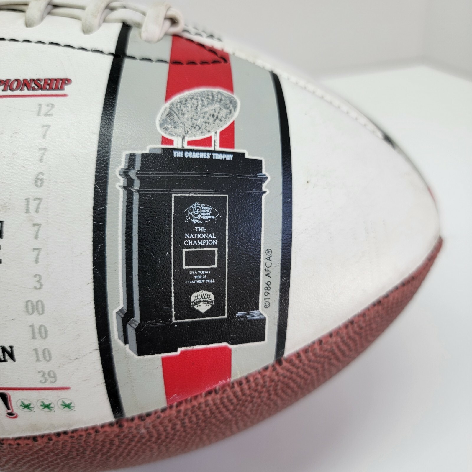 Ohio State 2007 National championship Football Commemorative Ball ...
