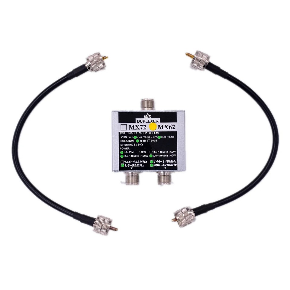 MX62 Antenna Duplexer VHF UHF Different Frequency Linear Combiner ...