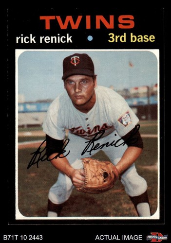 1971 Topps #694 Rick Renick Twins SHORT-PRINT 7 - NM | eBay