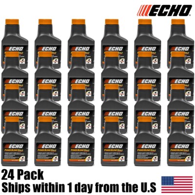 24 Pack Echo Oil 2.6 oz Bottles 2 Cycle Mix for 1 Gallon – Power Blend ...